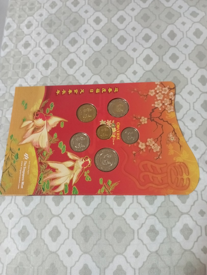 The Singapore Mint Singapore UNC coin set Hongbao Pack, Hobbies & Toys ...