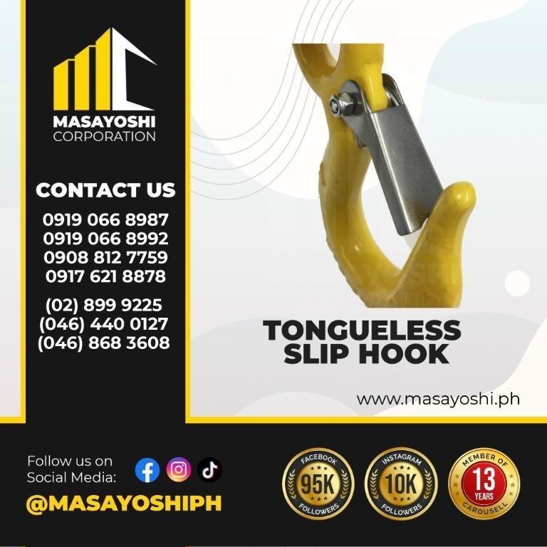 Tongueless Slip Hook | Hook | Lifting Equipment, Commercial ...