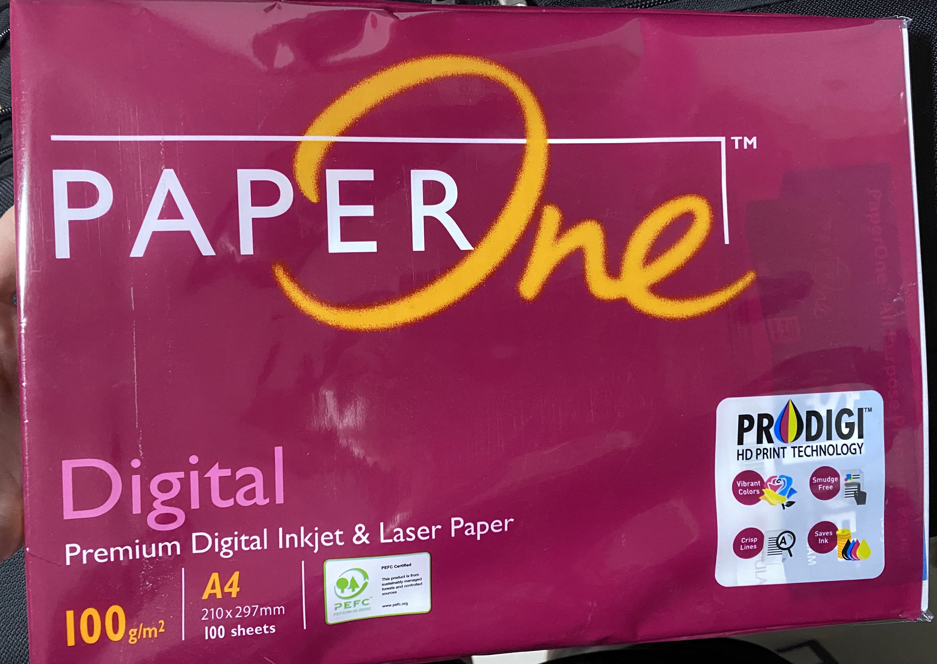 100GSM Paperone 100 Sheets, Hobbies & Toys, Stationery & Craft ...
