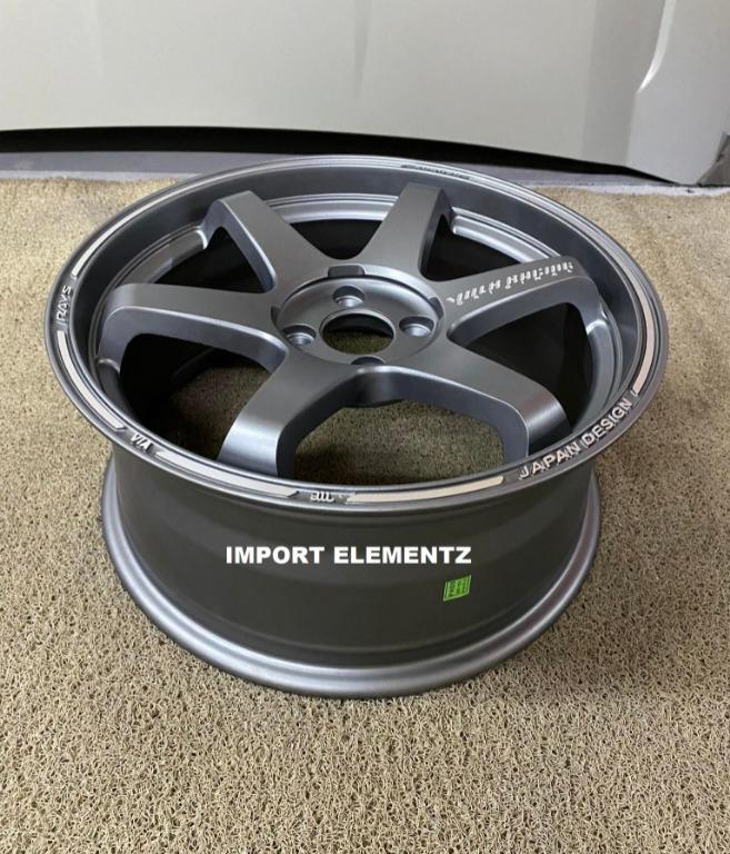 17 inch Volkrays TE37 Mags 4 Holes PCD 100, Car Parts & Accessories ...