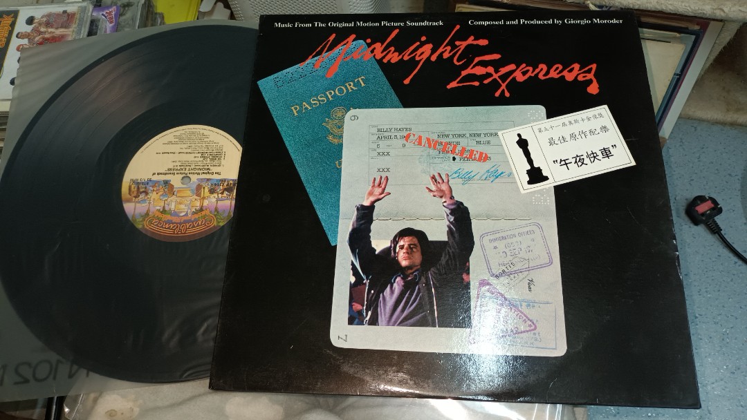 名曲名盤 午夜快車 MIDNIGHT EXPRESS OST 舊版 黑膠 LP, 興趣及遊戲, 音樂、樂器 & 配件, 音樂與媒體 - 黑膠碟 ...