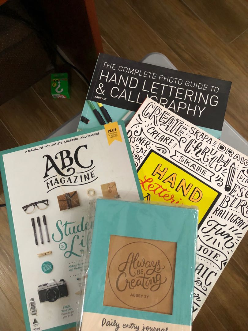 Abbey Sy Calligraphy Set, Hobbies & Toys, Books & Magazines, Magazines ...