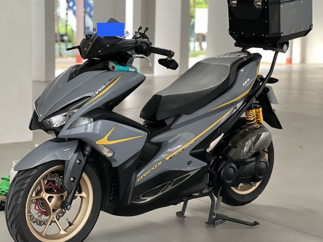 Aerox Keyless, Motorcycles, Motorcycles for Sale, Class 2B on Carousell