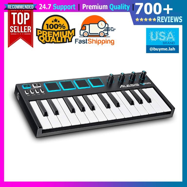Alesis V-Mini - 25-Key USB MIDI Keyboard Controller with 4 Backlit ...
