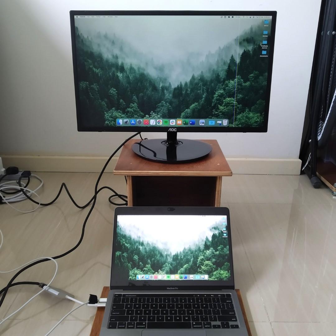 AOC E2461FWH 24 Inch Monitor Full HD 1080p, Computers & Tech, Parts ...