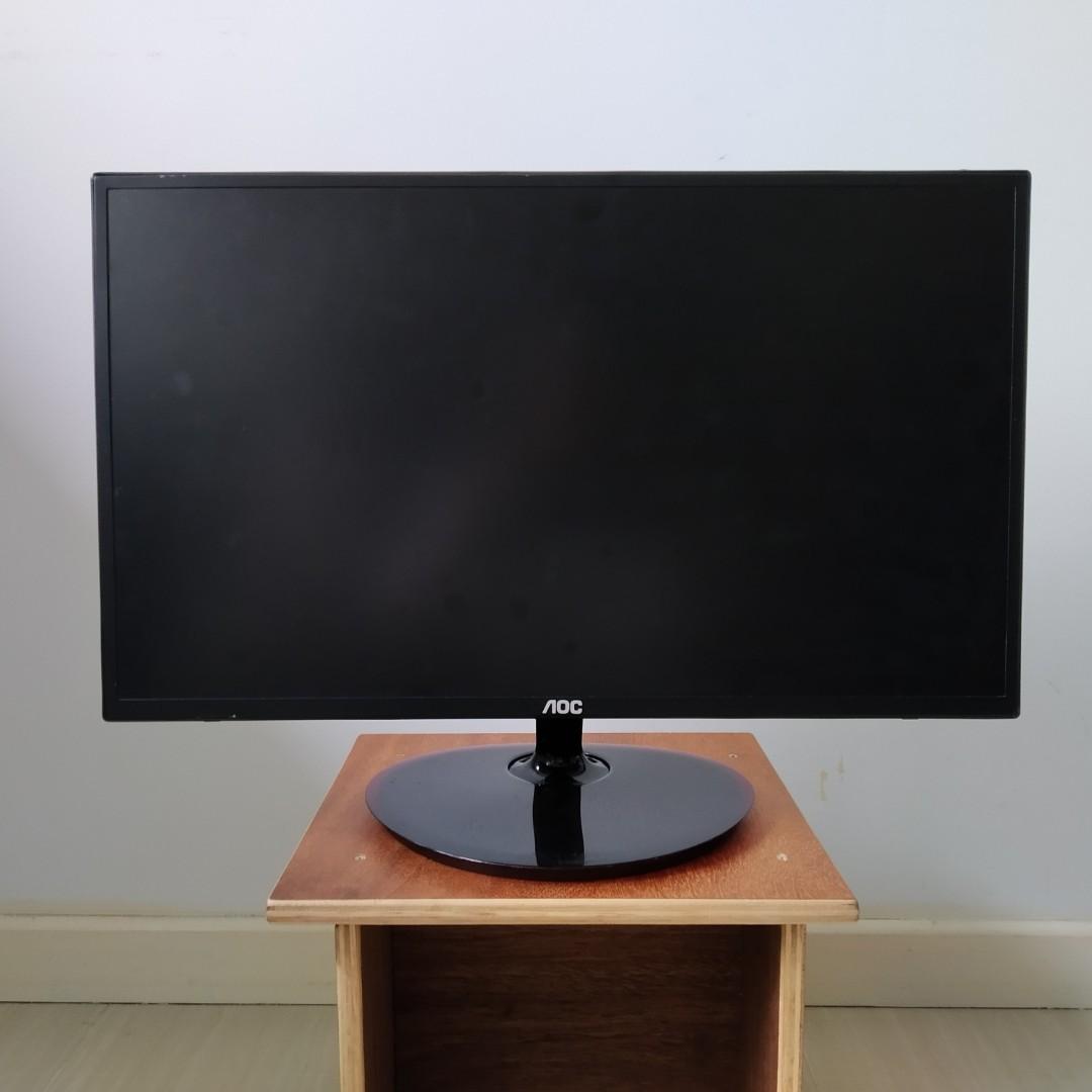 AOC E2461FWH 24 Inch Monitor Full HD 1080p, Computers & Tech, Parts ...