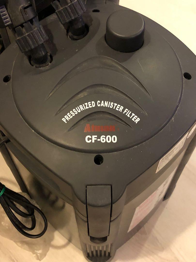 Atman CF-600 Pressurised Canister Filter, Pet Supplies, Homes & Other Pet Accessories on Carousell