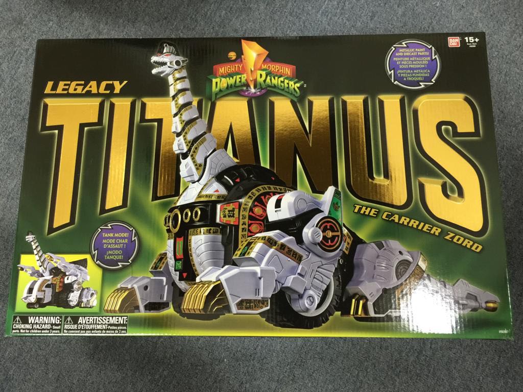 BANDAI 超級戰隊 POWER RANGERS 恐龍戰隊 LEGACY TITANUS 長頸龍 獸騎神, 興趣及遊戲, 玩具 & 遊戲類 ...