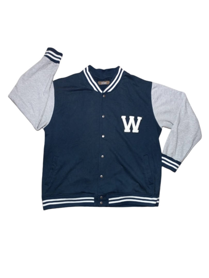 Big size varsity jacket, Men's Fashion, Tops & Sets, Hoodies on Carousell