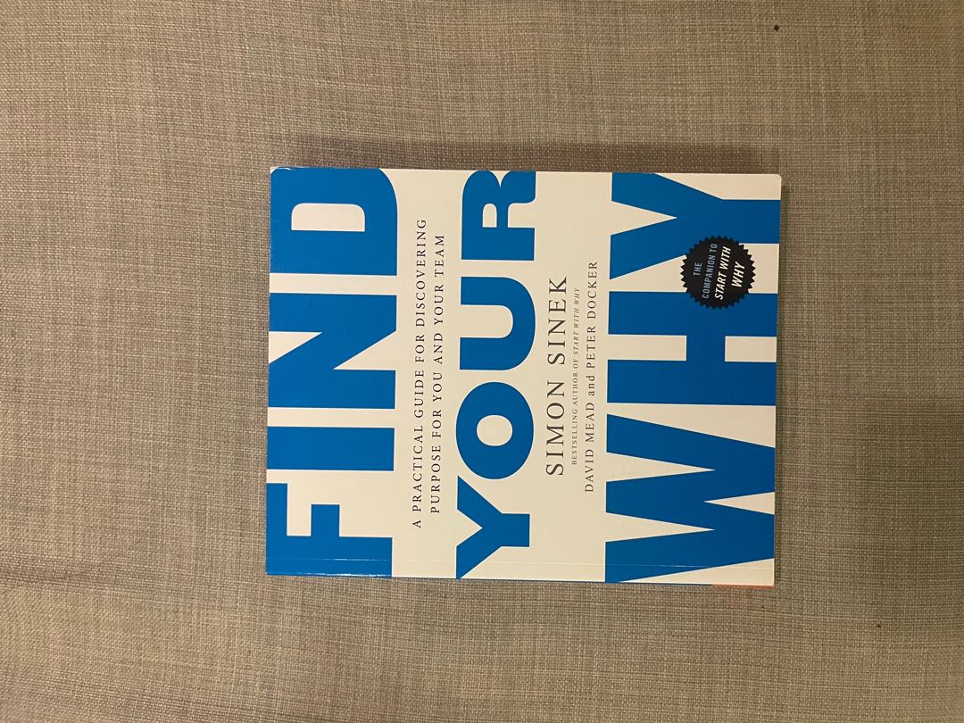 BN Simon Sinek Find Your Why, Hobbies & Toys, Books & Magazines ...