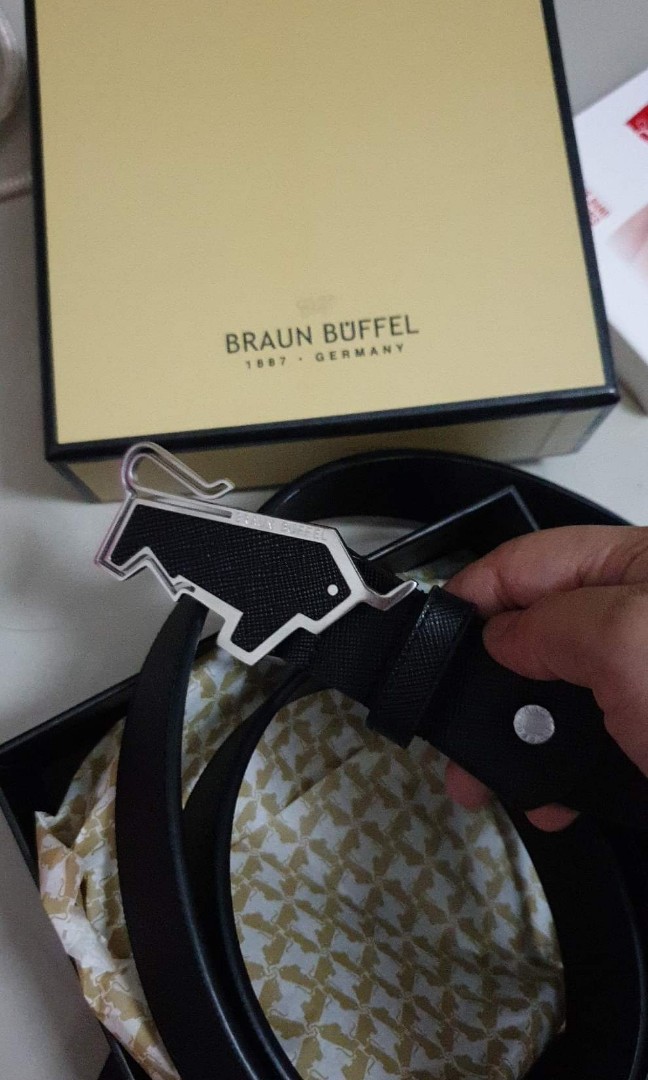 Braun Buffel, Men's Fashion, Watches & Accessories, Belts on Carousell
