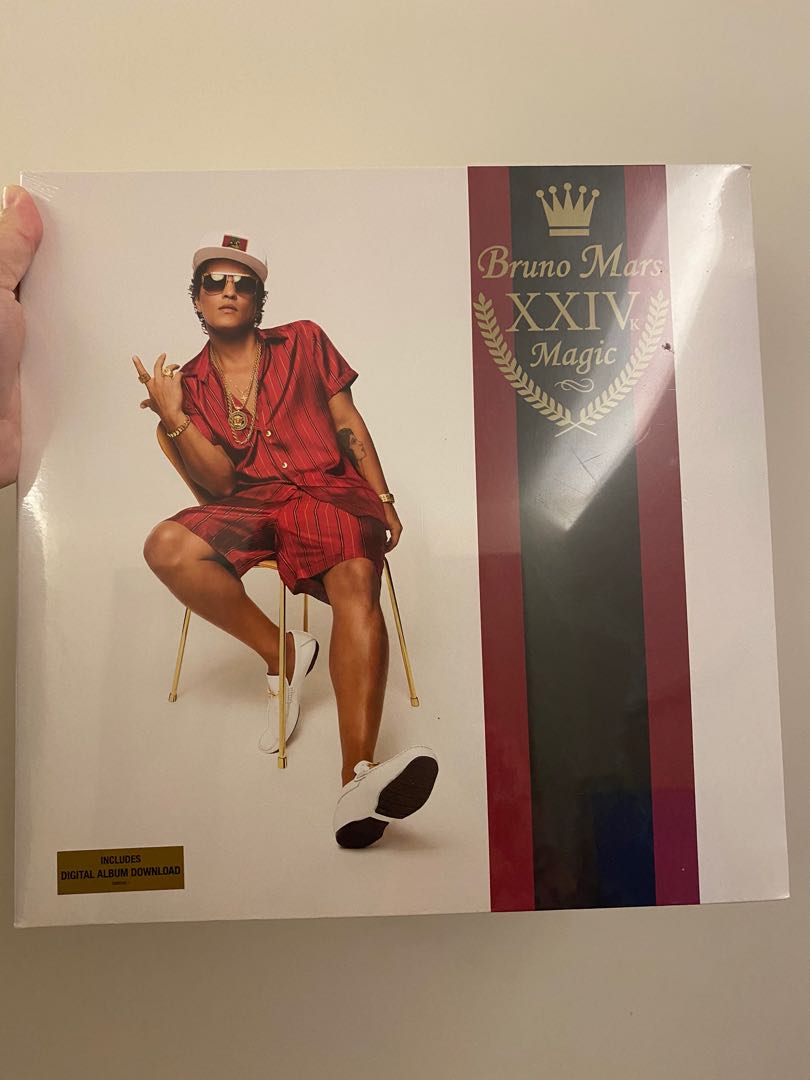 Bruno Mars - 24K Magic (美版LP) 黑膠 - 全新brand new, 興趣及遊戲, 音樂樂器 & 配件, 音樂與媒體 ...