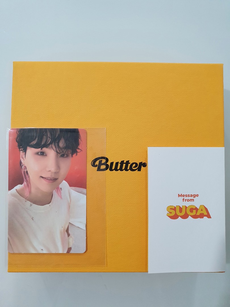 BTS butter album+Photo card &msg card, Hobbies & Toys, Memorabilia ...