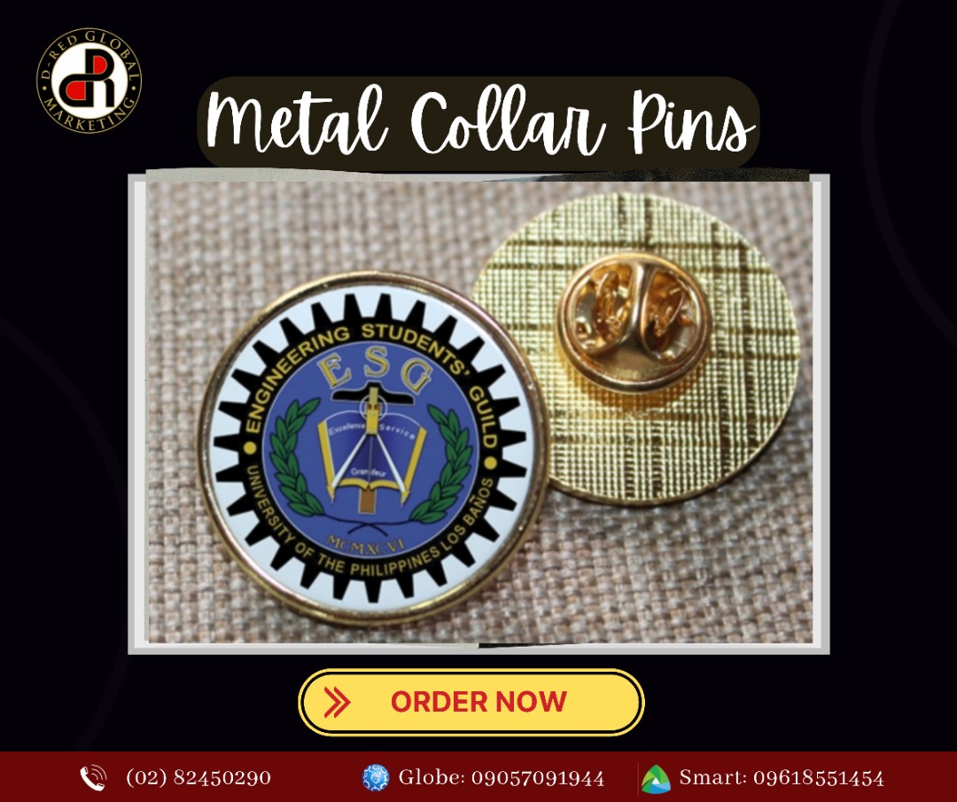 Custom Collar Pin, full color, metal, Community on Carousell