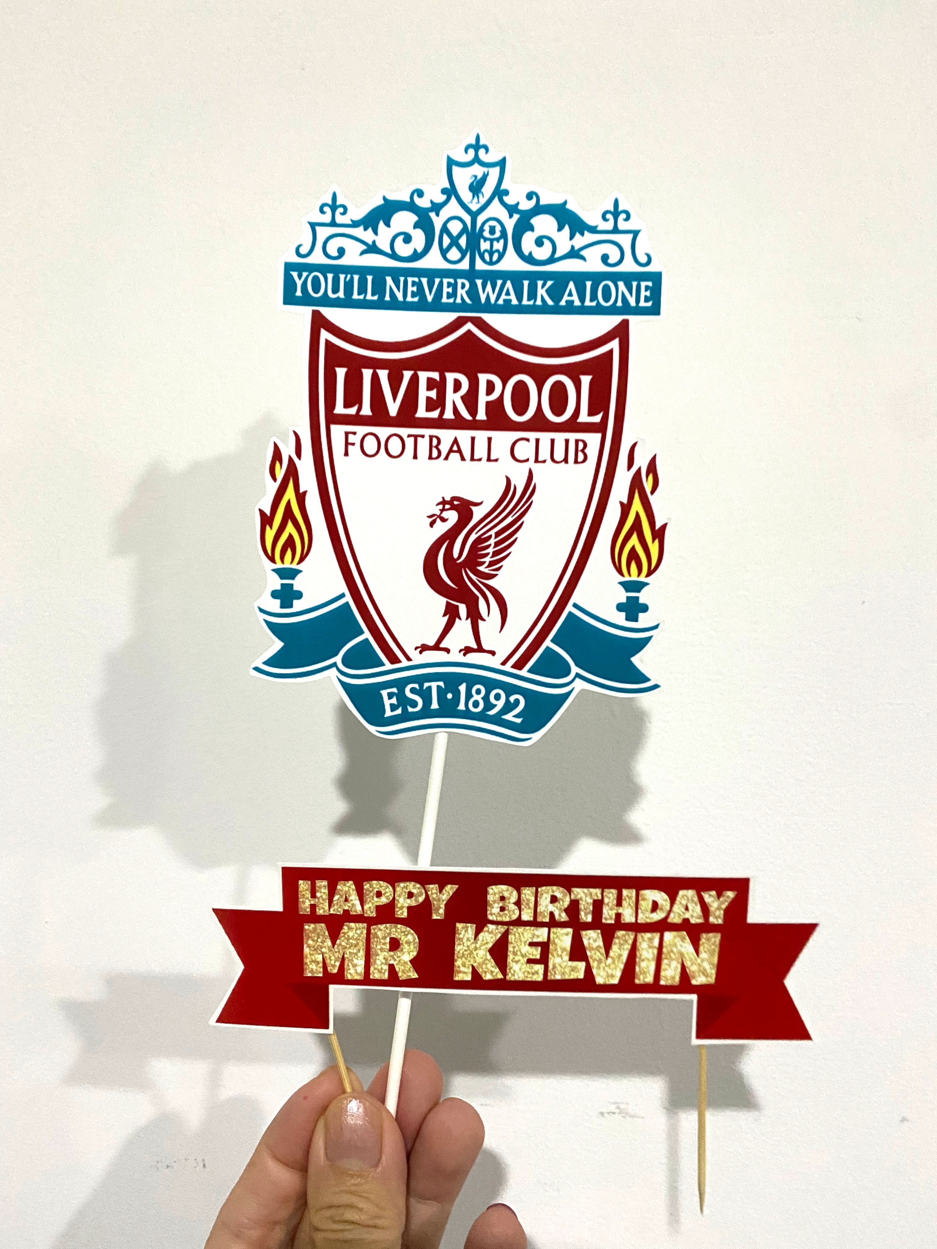 Customised Cake Topper (with holding stick included), Hobbies & Toys ...