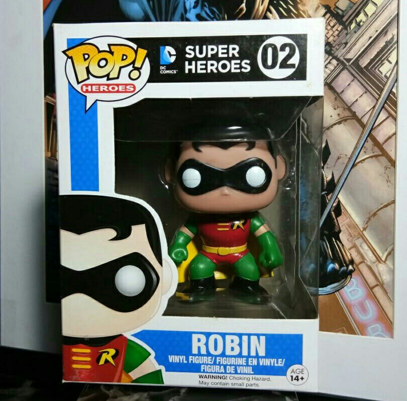DC Super Heroes Robin Funko Pop #02, Hobbies & Toys, Toys & Games on ...