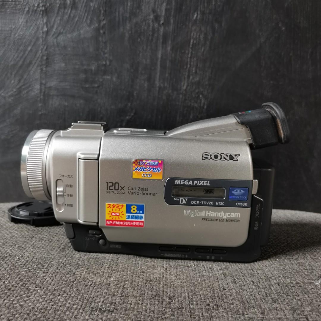 DCR-TRV20 Mini Dv Handycam, Photography, Video Cameras on Carousell