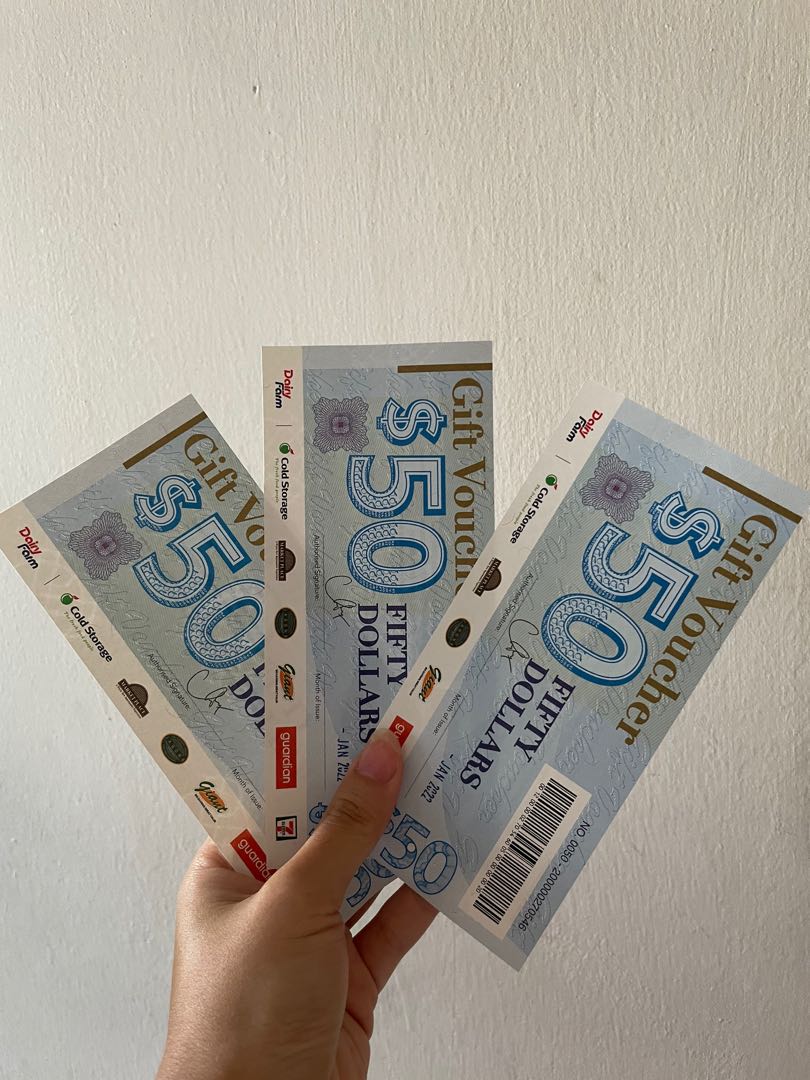 DFI voucher ( giant, Cold Storage), Everything Else on Carousell