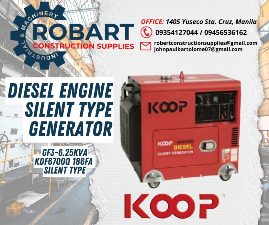 DIESEL ENGINE SILENT TYPE GENERATOR, Commercial & Industrial ...