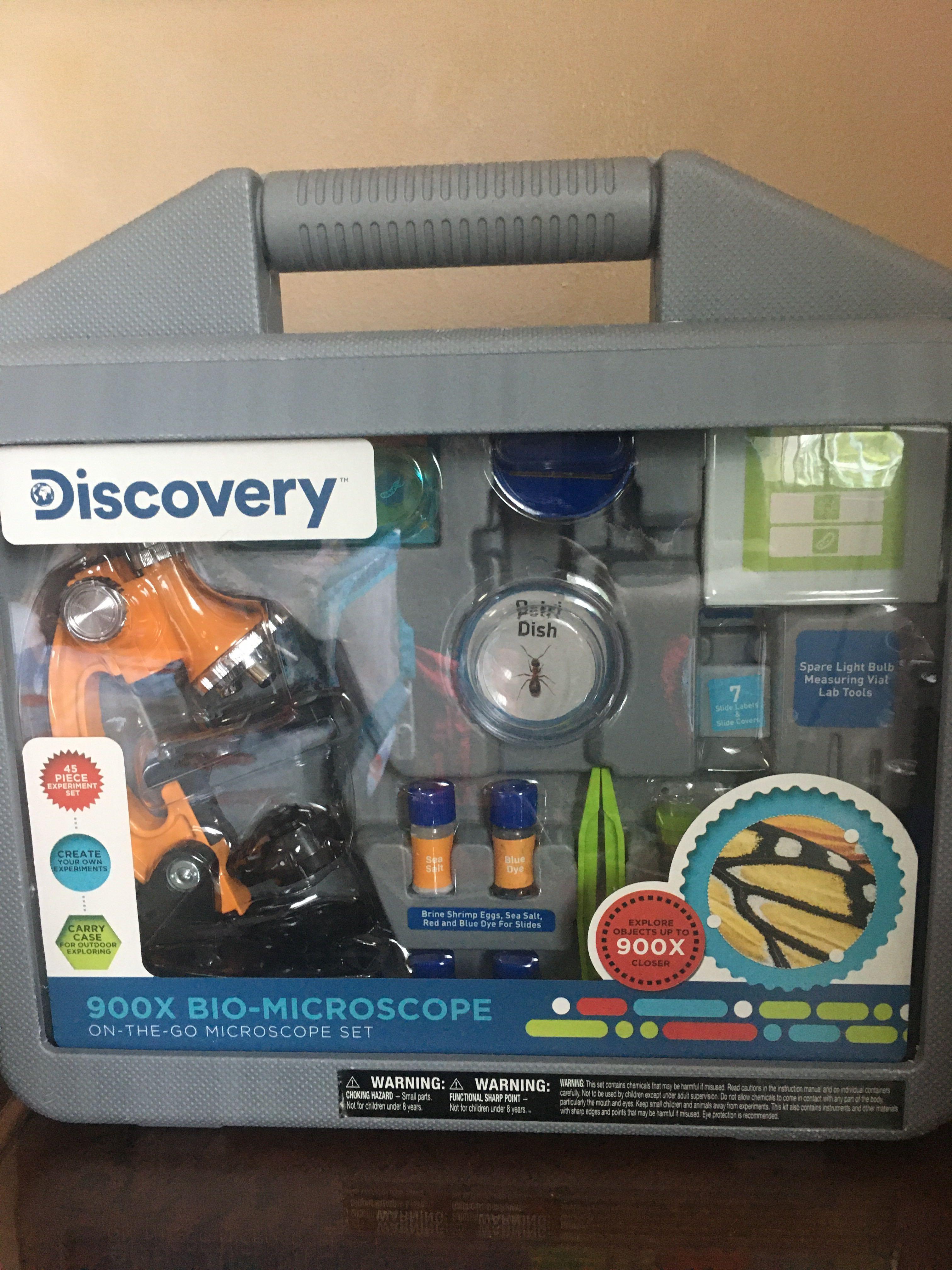 Discovery microscope set, Hobbies & Toys, Toys & Games on Carousell