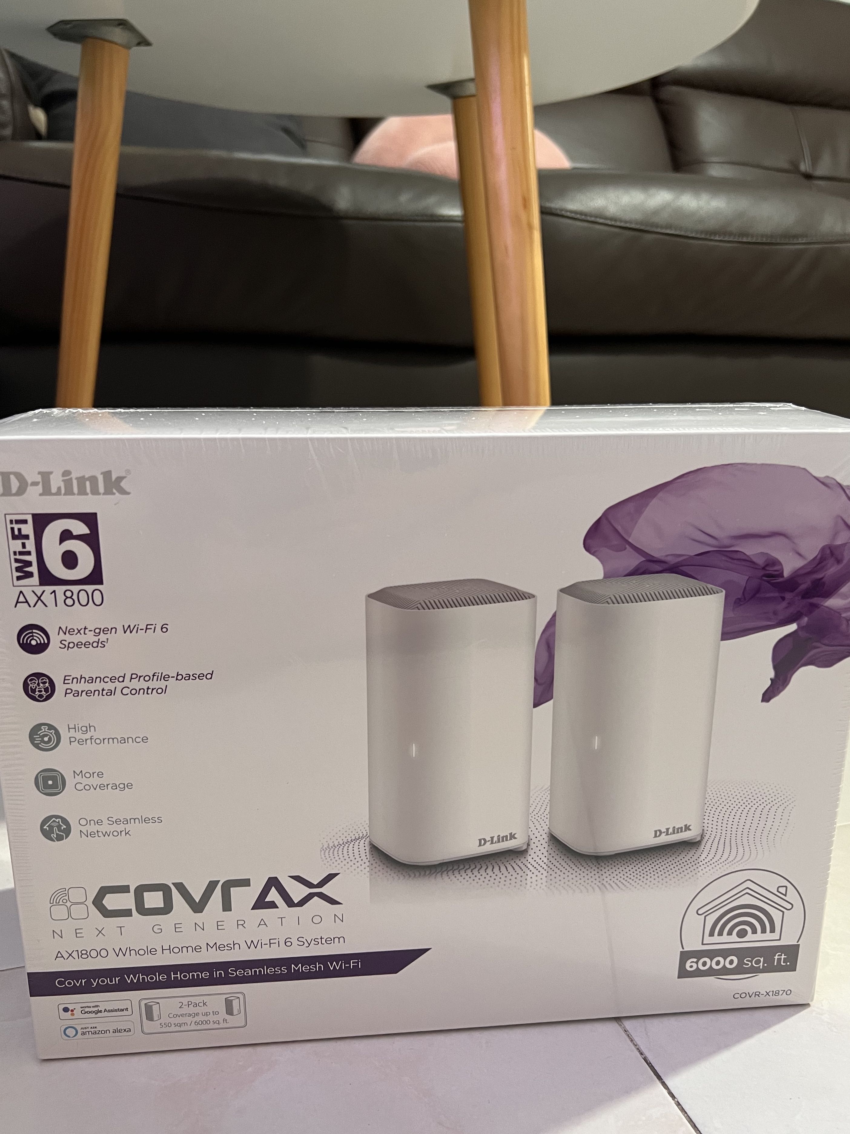 D-Link [ COVR-X1870 ] COVR AX1800 Whole Home Wi-Fi 6 Mesh System ...