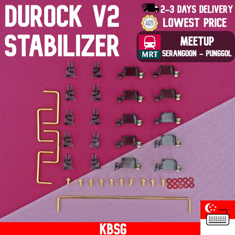 Durock Screw in Stabilizers V2 for Custom Mechanical Keyboard ...