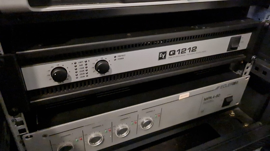 EV Q1212 Power Amplifier, Audio, Soundbars, Speakers & Amplifiers on Carousell