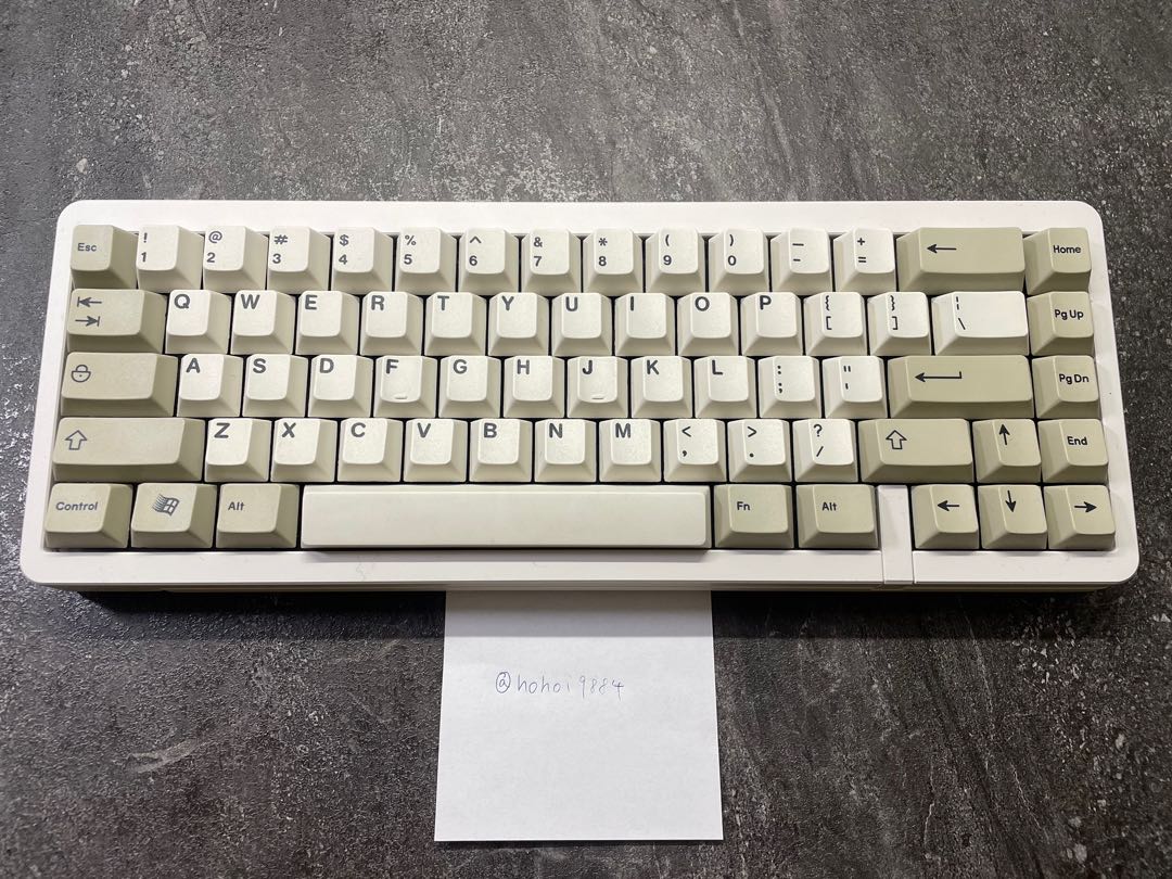 D65 E-white fully built, 電腦＆科技, 電腦周邊及配件, 電腦鍵盤及相關產品 - Carousell