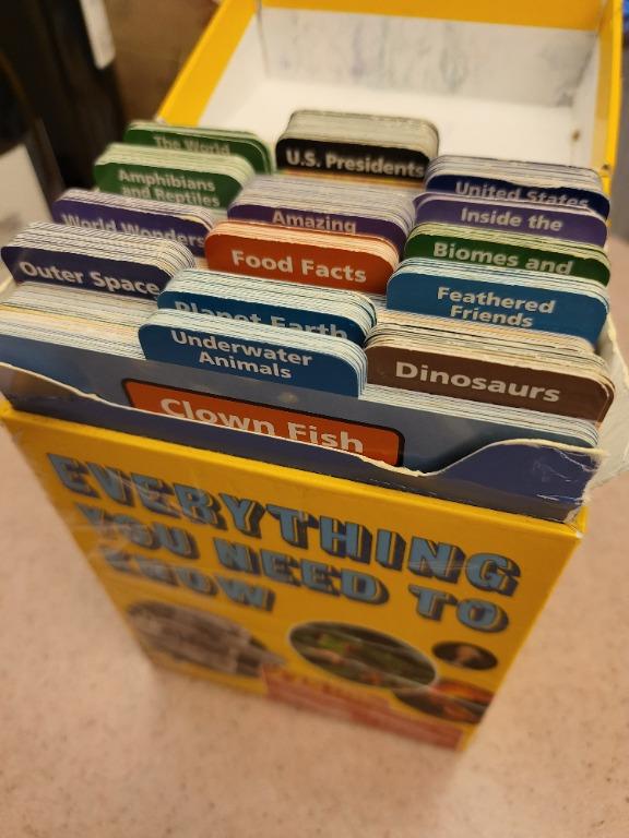 FREE! Grade2-3 Everything You Need to Know flash cards, 興趣及遊戲, 書本 & 文具 ...