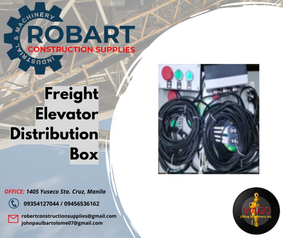 Freight Elevator Distribution Box, Commercial & Industrial ...