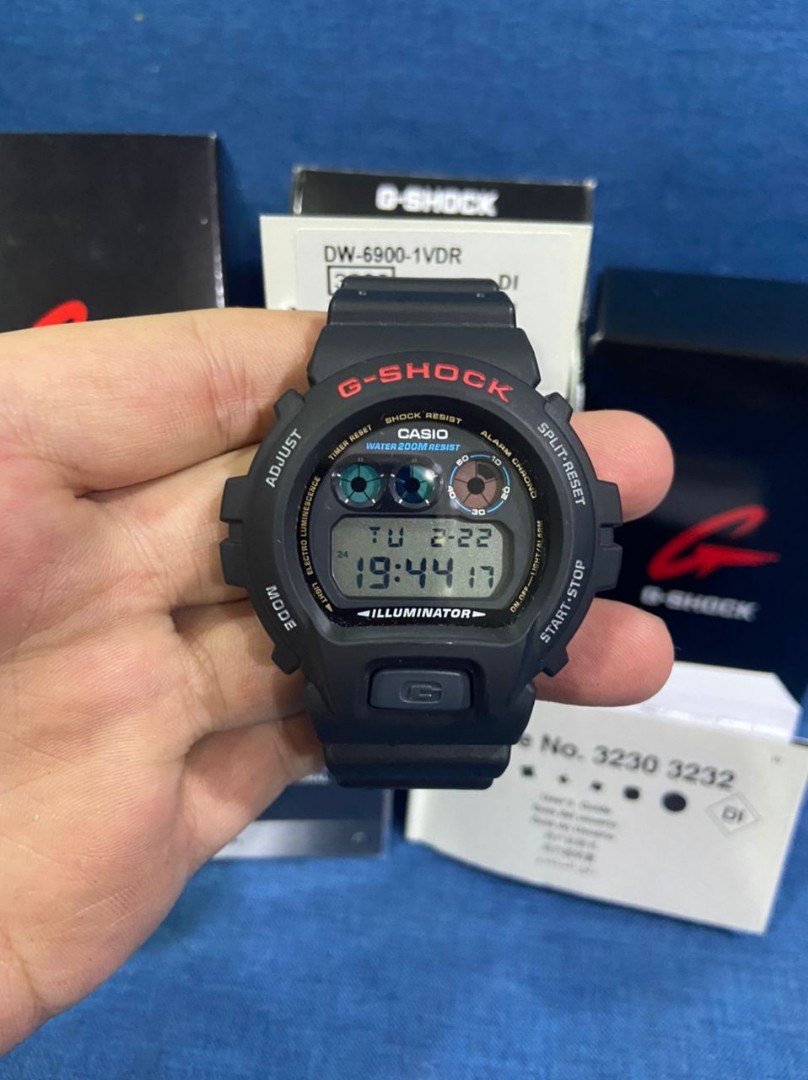 Gshock Dw6900 1vdr(Basic), Men's Fashion, Watches & Accessories ...