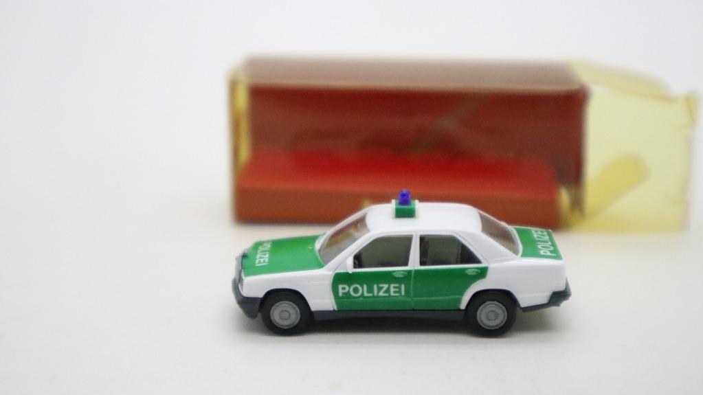Herpa 1/87 Mercedes Benz 190E Police Car 德國平治警車 Made in Germany HO Size ...