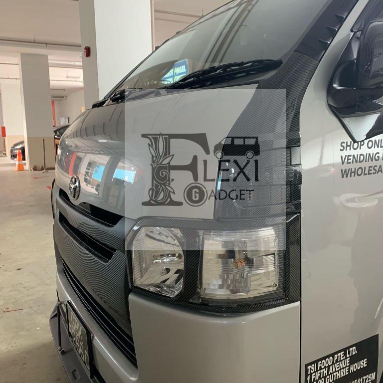 Hiace Headlight Cover Trim / Hiace Accessories /Hiace Front Head Light ...