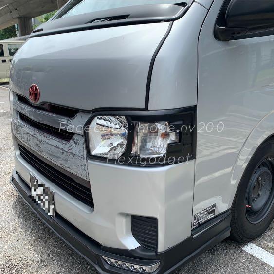Hiace Headlight Cover Trim / Hiace Accessories /Hiace Front Head Light ...