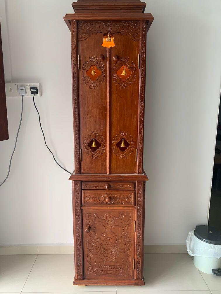 Hindu prayer altar, Furniture & Home Living, Furniture, Shelves ...