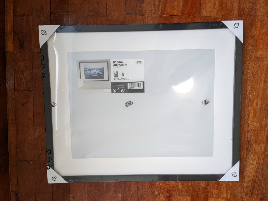 IKEA Ribba frame 40x50 cm Black, Furniture & Home Living, Home Decor ...