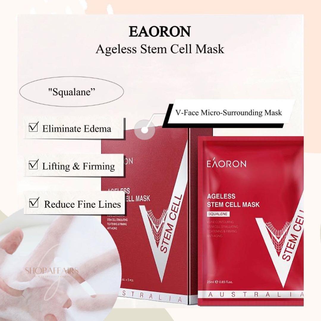 [Instock] Eaoron Australia Sheet Mask (Hyaluronic / Whitening / Stem ...
