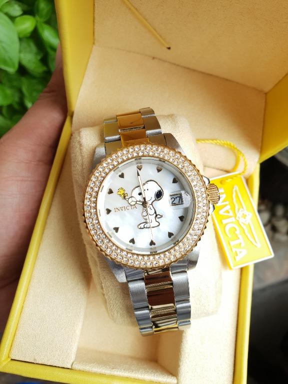 Invicta 24810 Character Collection Snoopy Two Tone Steel Ladies Watch ...