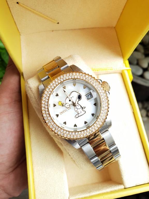 Invicta 24810 Character Collection Snoopy Two Tone Steel Ladies Watch ...