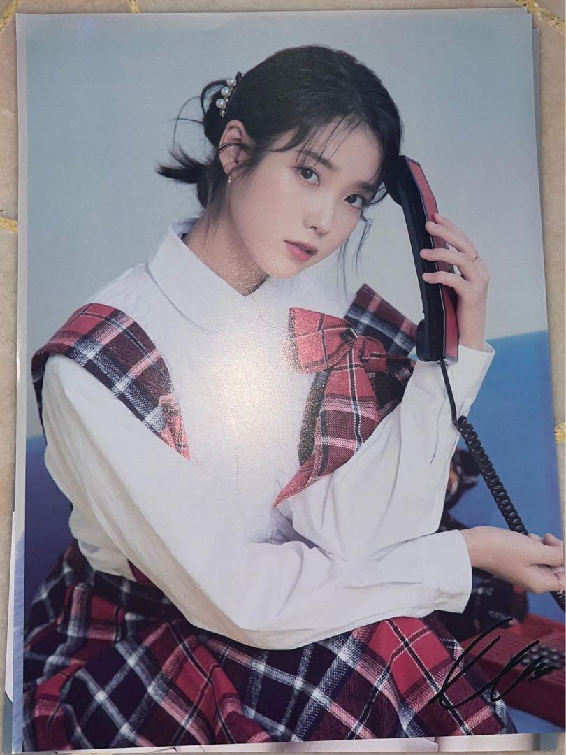 IU LAMINATED A4 POSTERS, Hobbies & Toys, Memorabilia & Collectibles, K-Wave on Carousell