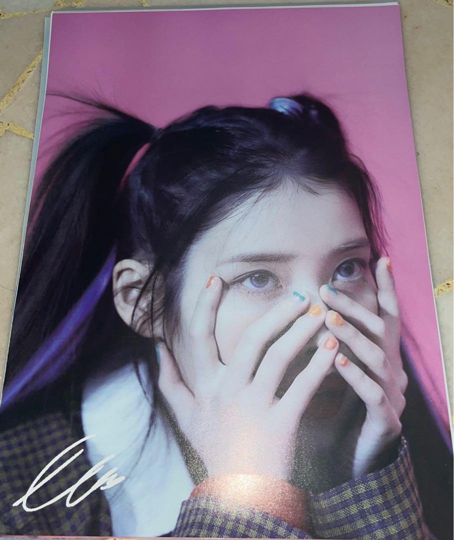 IU LAMINATED A4 POSTERS, Hobbies & Toys, Memorabilia & Collectibles, K-Wave on Carousell