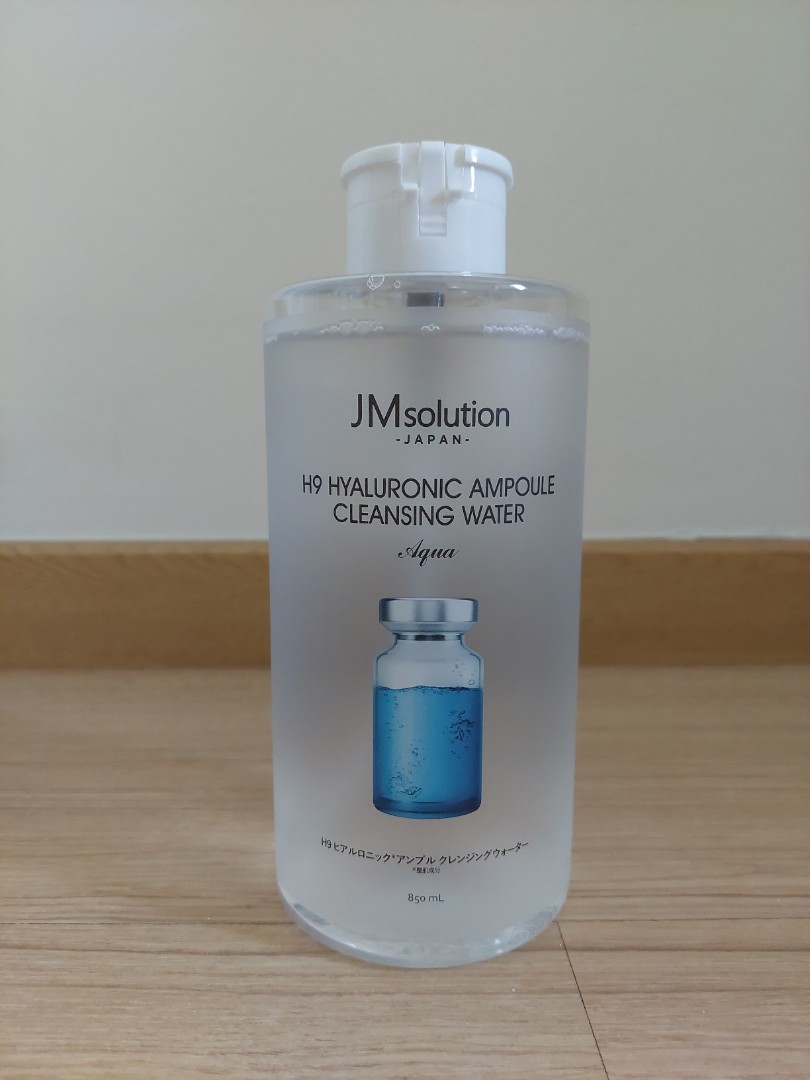 850ml JM Solution H9 Hyaluronic Ampoule Cleansing Water, Beauty & Personal Care, Face, Face Care ...