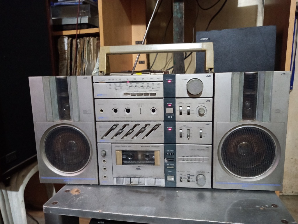 JVC PC-6 mini compo/boombox, Audio, Other Audio Equipment on Carousell