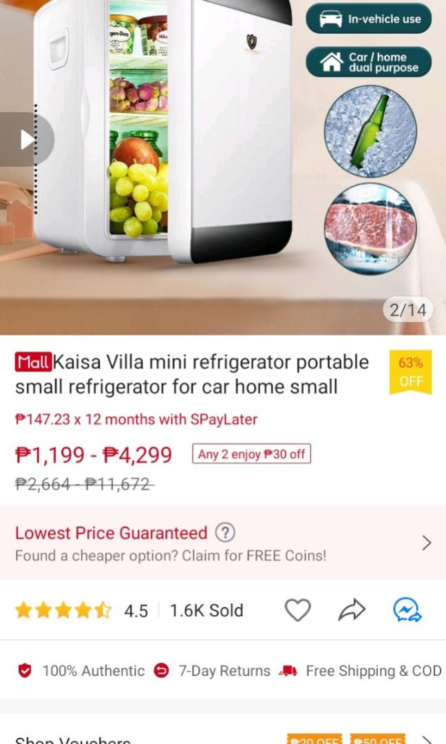 KAISA VILLA MINI REFRIGERATOR 22liters, TV & Home Appliances, Kitchen ...