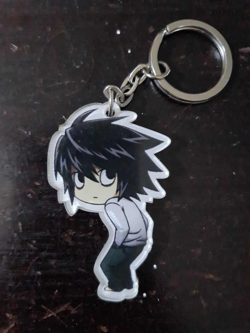L (Death Note) anime keychain, Hobbies & Toys, Memorabilia ...