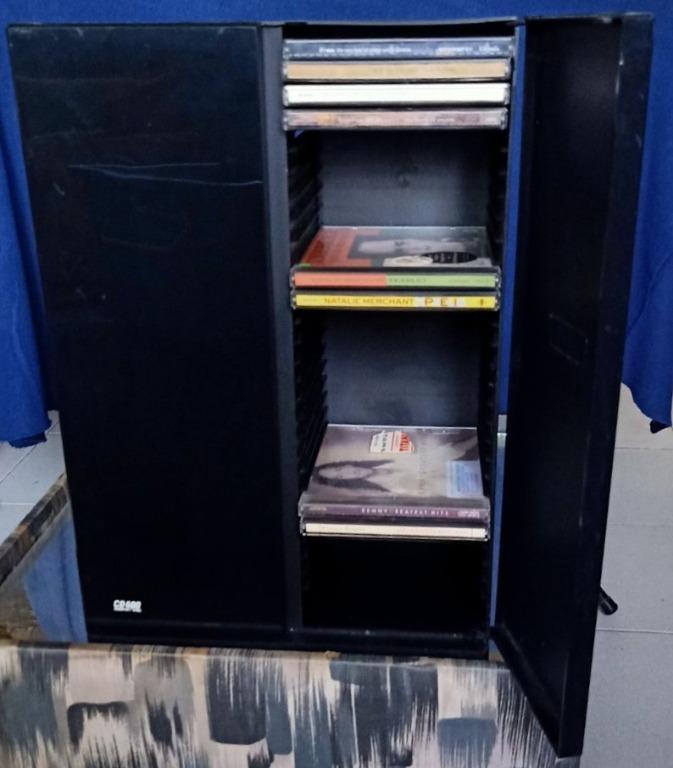 Laserline 60-Compact Disc Storage Cabinet/Rack/Shelf, Furniture & Home ...