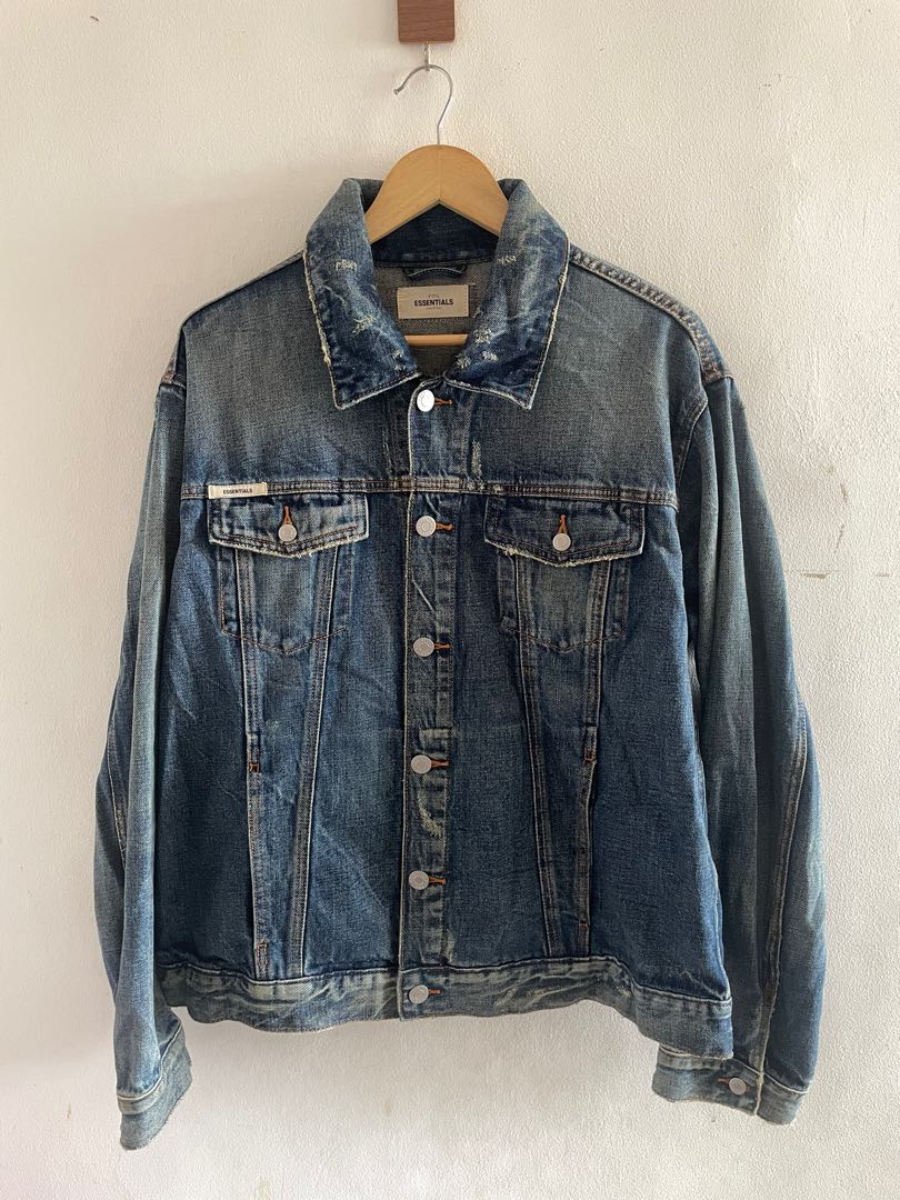 Legit essentials FOG denim jacket, Men's Fashion, Coats, Jackets and ...