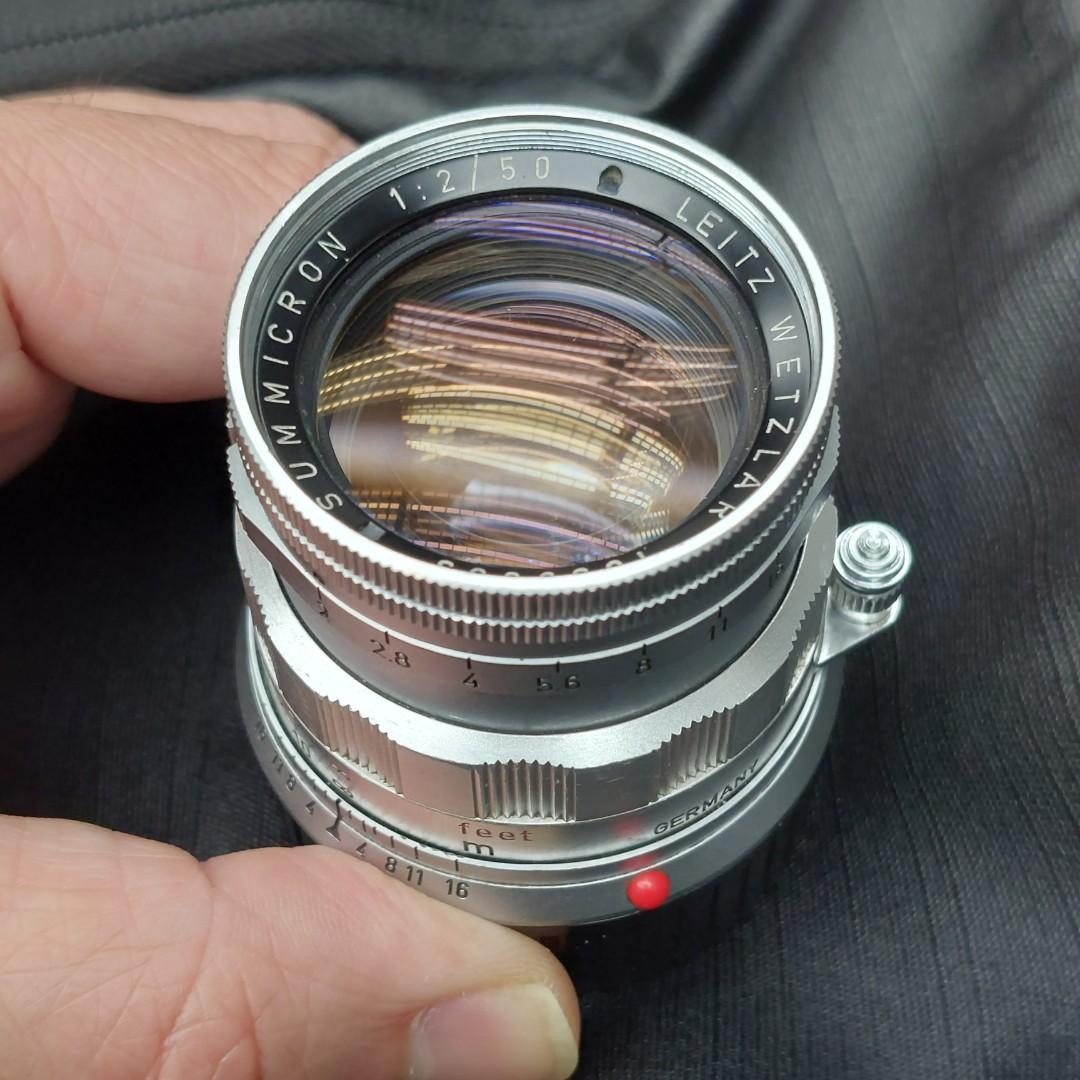 Leica Summicron 5cm f2 Rigid v2, 攝影器材, 鏡頭及裝備 - Carousell