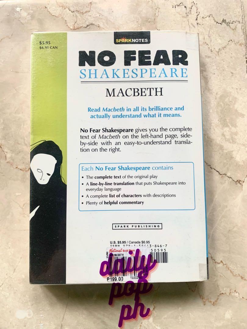 Macbeth (No Fear) by William Shakespeare, Hobbies & Toys, Books ...
