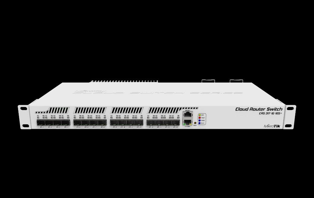 Mikrotik Cloud Router Switch 317-1G-16S+RM with 800MHz CPU, 1GB RAM ...